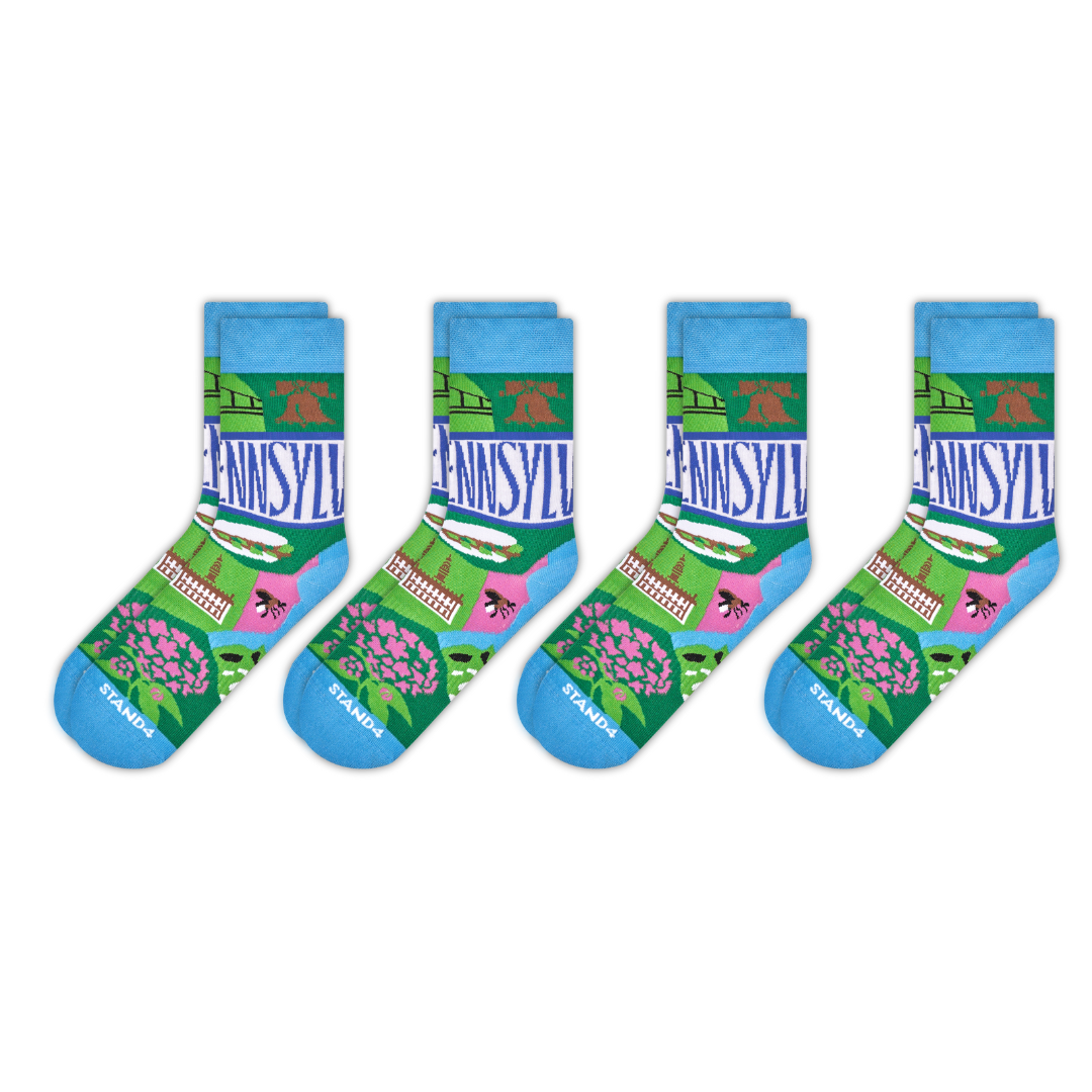 Pennsylvania State Sock 4-Pack – Stand4 Socks (USA)