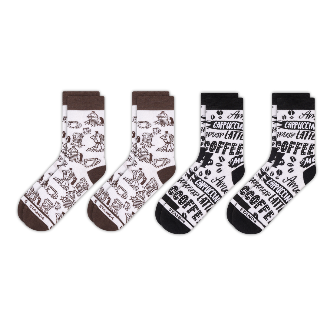 Coffee Bundle Mixed Sock 4-Pack – Stand4 Socks (USA)